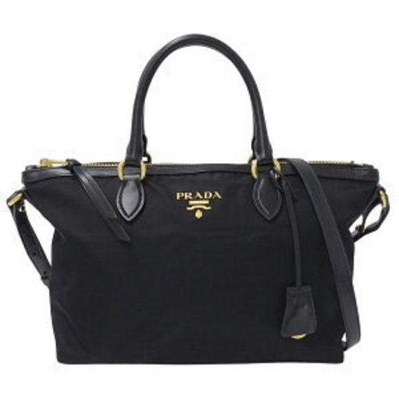 Prada | Bags | Prada Shoulder Nylon Bag Black Crossbody | Poshmark